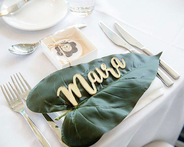 Name Place Settings – Letters By Loulou